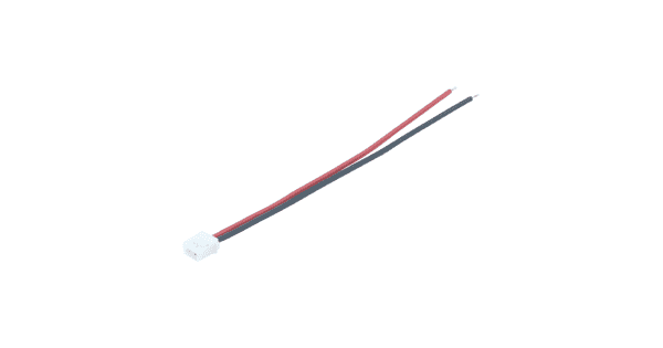 JST PH2.0-2P Male Connector with Wires - 10cm