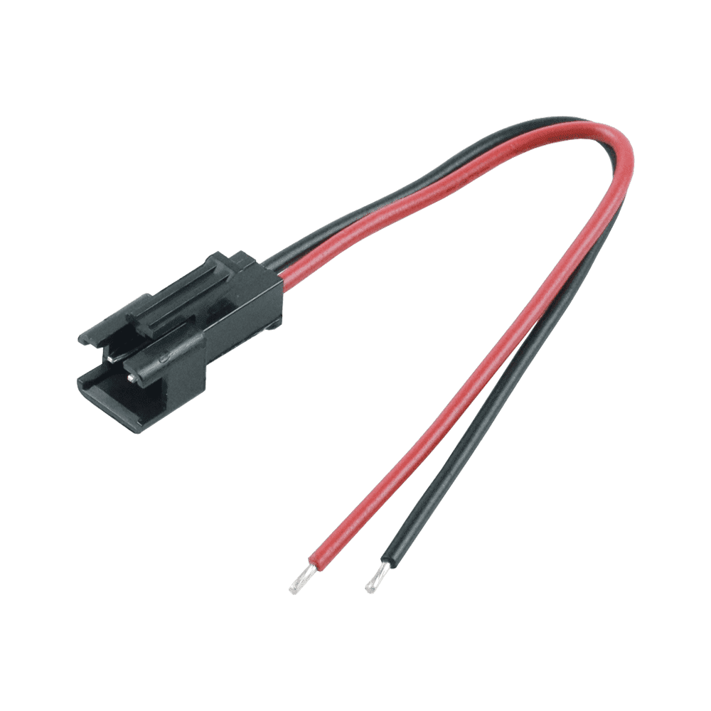 JST SM 2pins Male Connector with Wires - 10cm