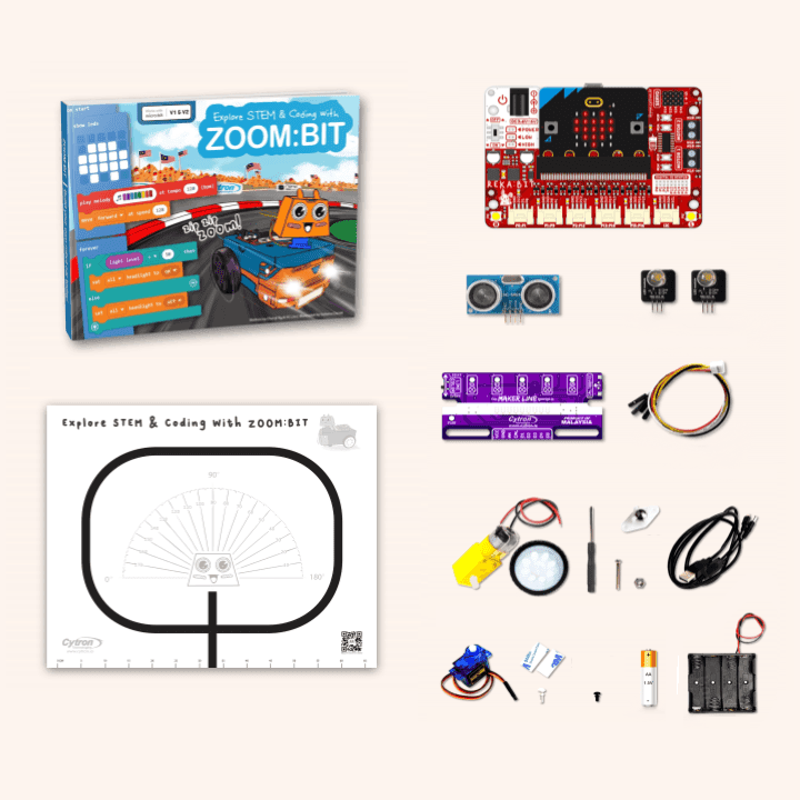 ZOOM:BIT Classroom Pack (10x ZOOM:BIT with micro:bit V2 included)