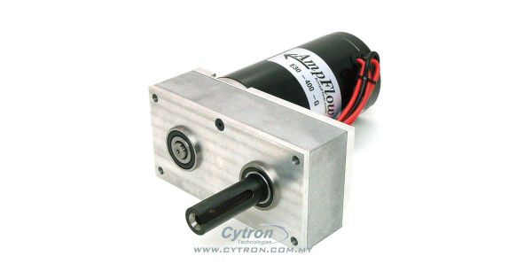 24V 680RPM 887kgfcm AmpFlow DC Motor with Speed Reducer
