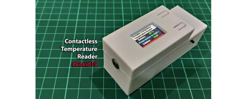 Build Your Own Portable Contactless Temperature Reader