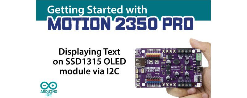 Displaying Text On Ssd1315 Oled Module Via I2c