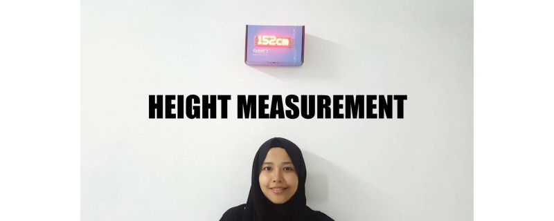 Height Measurement Using Ultrasonic Sensor and Dot Matrix on Maker UNO
