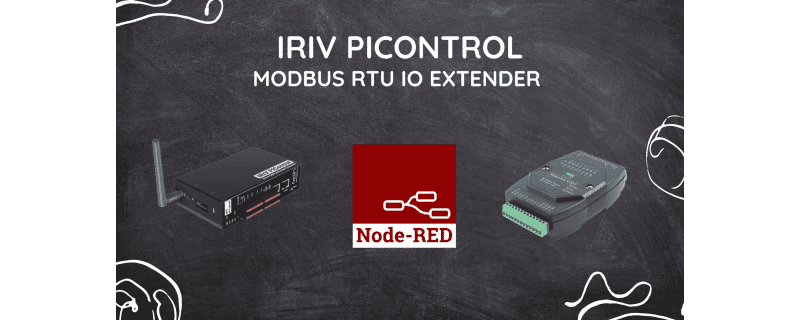 IRIV PiControl - Industrial 8xDI + 8xDO Modbus RTU IO Extender