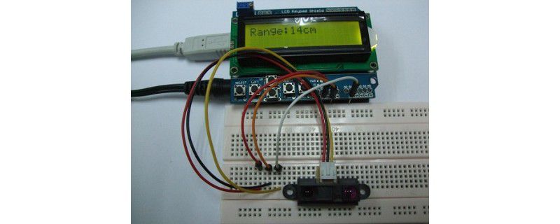 PROJECT 8 - ANALOG DISTANCE SENSOR TO LCD DISPLAY