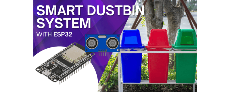 Smart Dustbin with Robo ESP32
