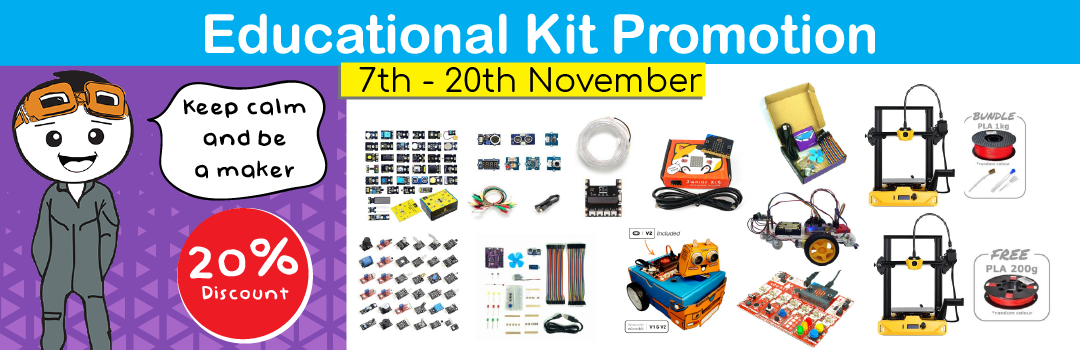 Educational Kit Promotion Arduino Microbit 3DPrinters
