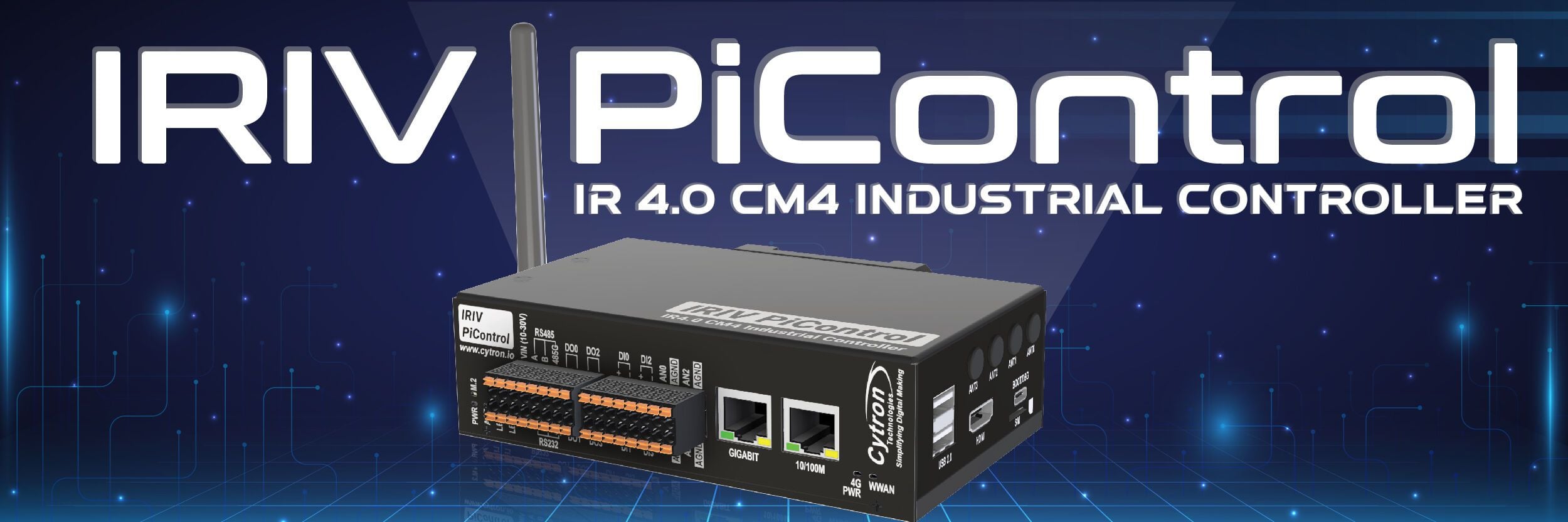 IRIV PiControl - IR4.0 CM4 Industrial Controller
