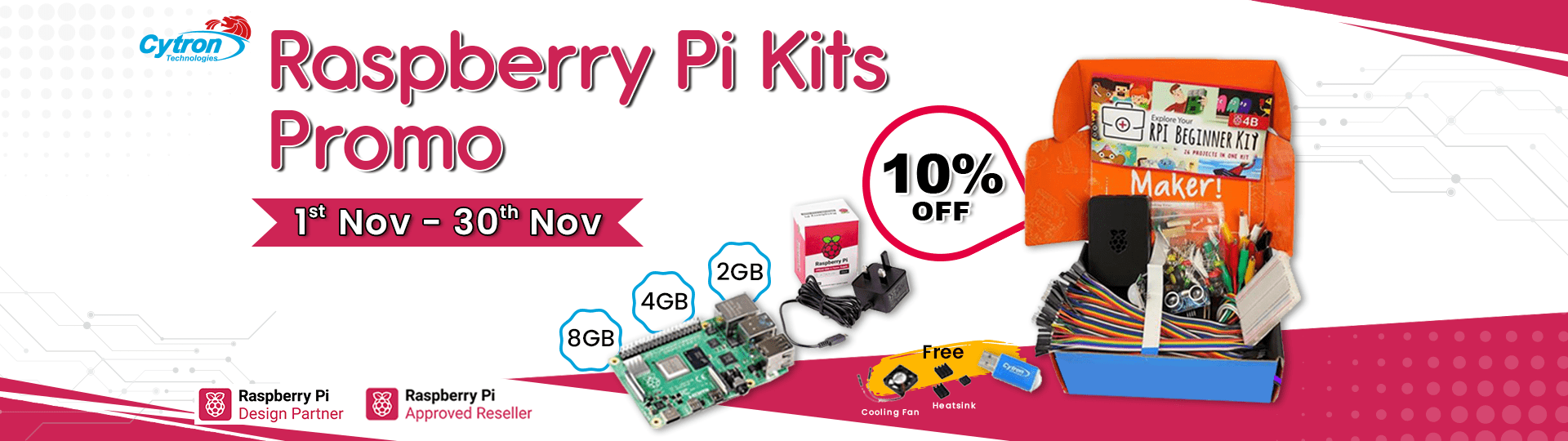 Raspberry Pi Kits Promo