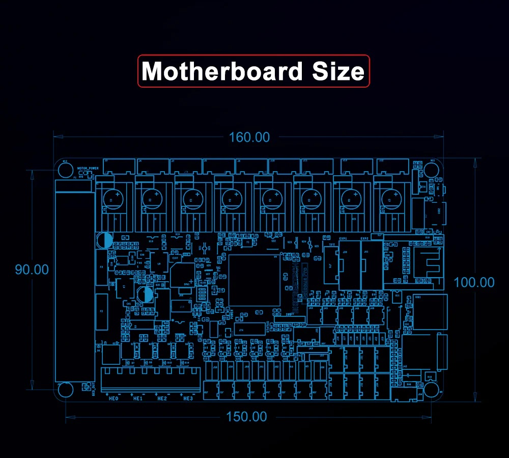 BIGTREETECH Octopus Pro V1.0 (STM32F446) without Drivers for 3D Printer
