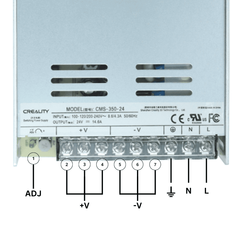 Creality 350W 24V Power Supply