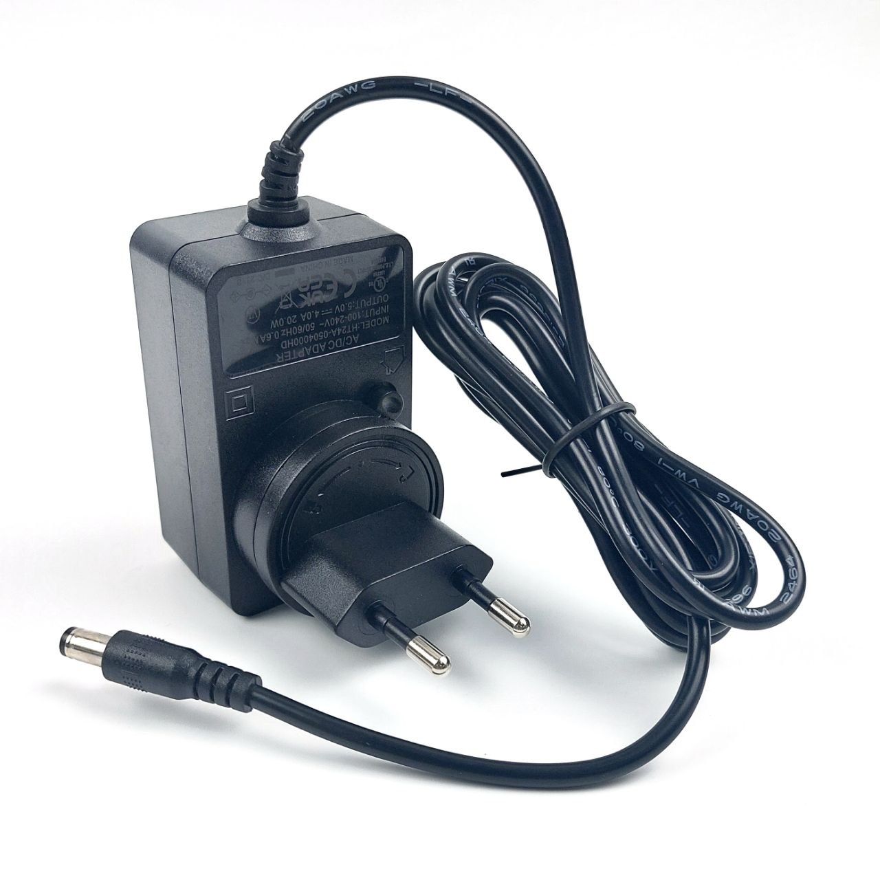 5V 4A DC Jack 2.1mm Universal Power Adapter - UK-EU-US Plug