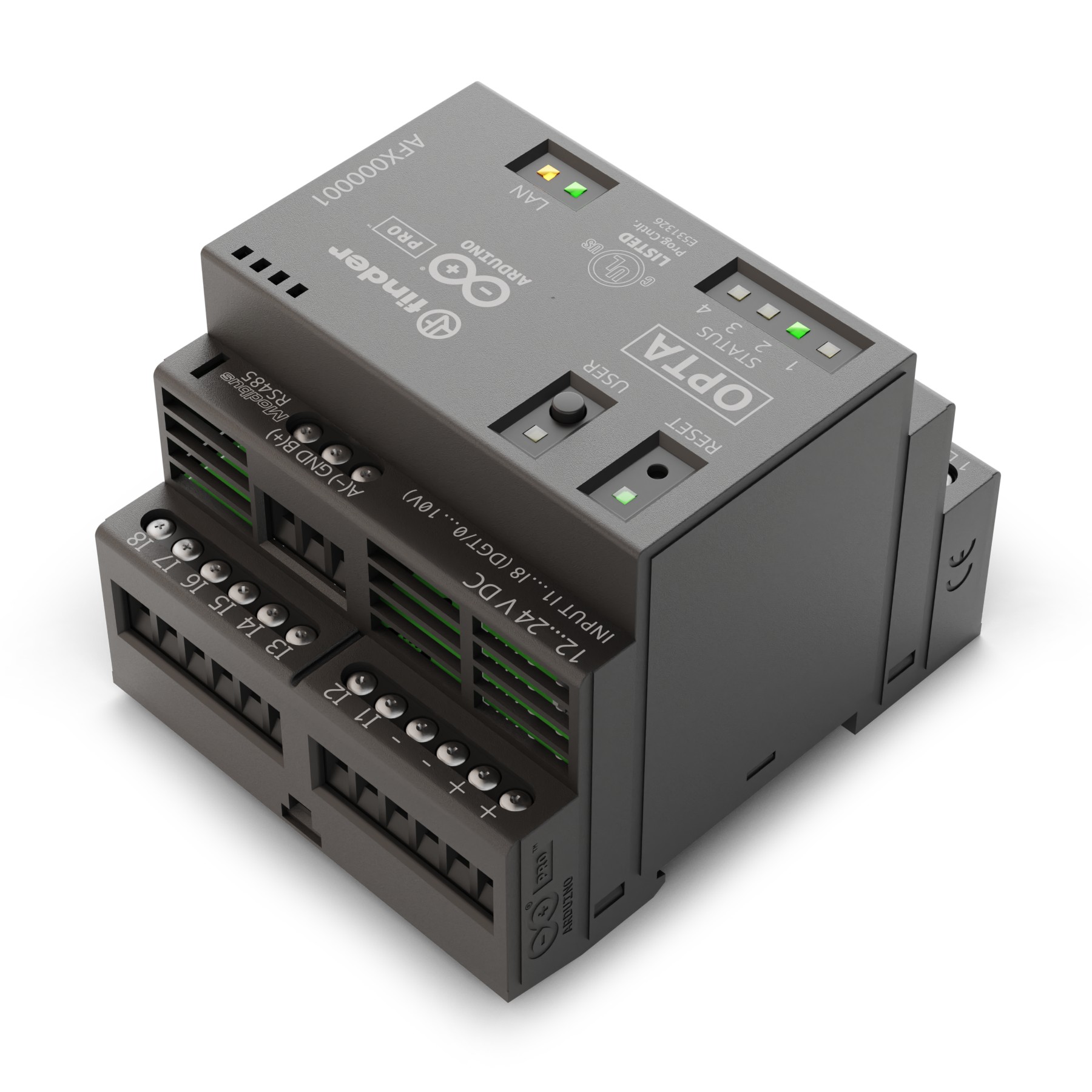 Arduino Opta Microplc With Industry Iot Capabilities With Additional Rs485
