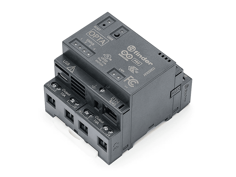 Arduino Opta Microplc With Industry Iot Capabilities Ethernet And Usb C