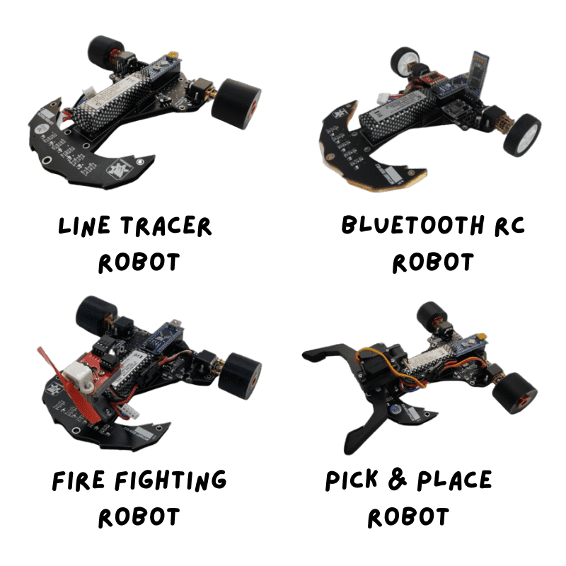 Mechabot Rush V3 Line Tracer Robot for STEM Education