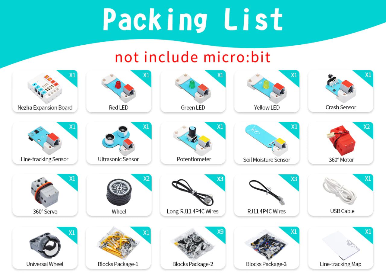 NEZHA Inventor kit without micro:bit