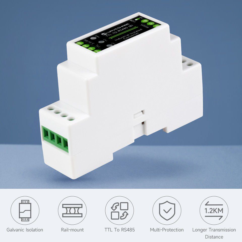 TTL to RS485 Galvanic Isolated Converter