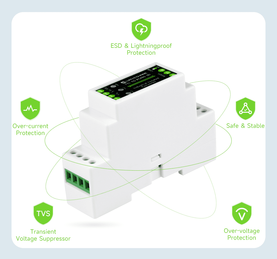 TTL to RS485 Galvanic Isolated Converter