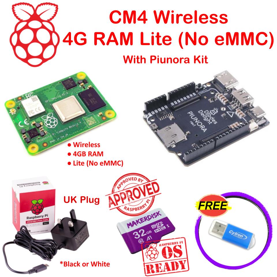 Piunora Raspberry Pi CM4 Carrier Board and Kits