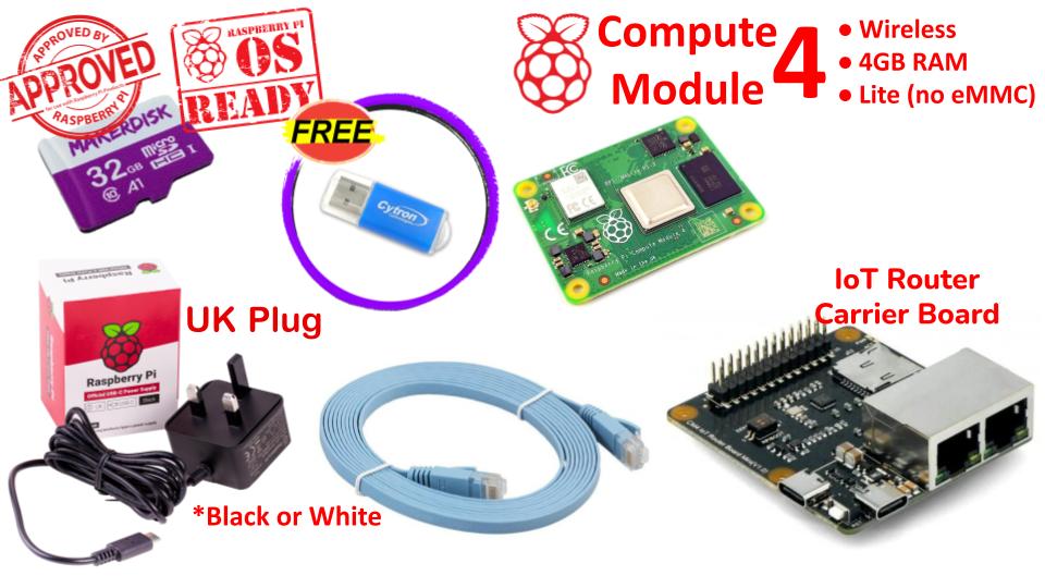 IoT Router Carrier Board Mini for Raspberry Pi CM4 and Kits