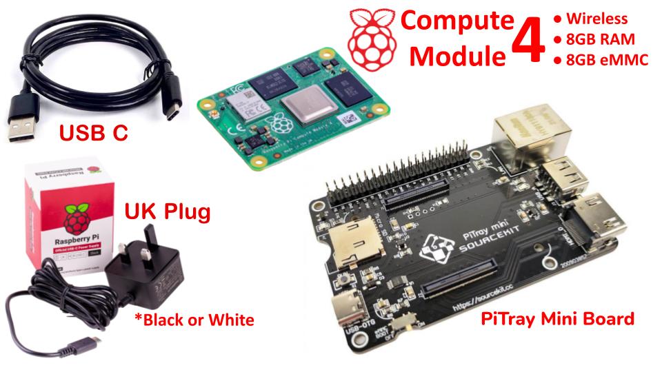 Raspberry Pi CM4 Wireless 8G RAM 16G eMMC and Kits