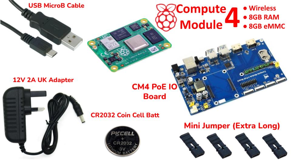 Raspberry Pi CM4 Wireless 8G RAM 16G eMMC and Kits