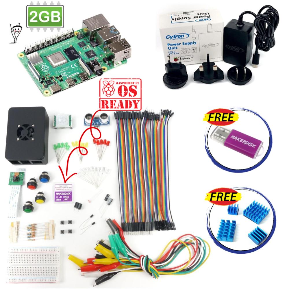 Raspberry Pi 4 Model B Beginner Kit