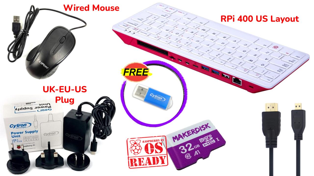 Raspberry Pi 400 Keyboard Computer and Kits