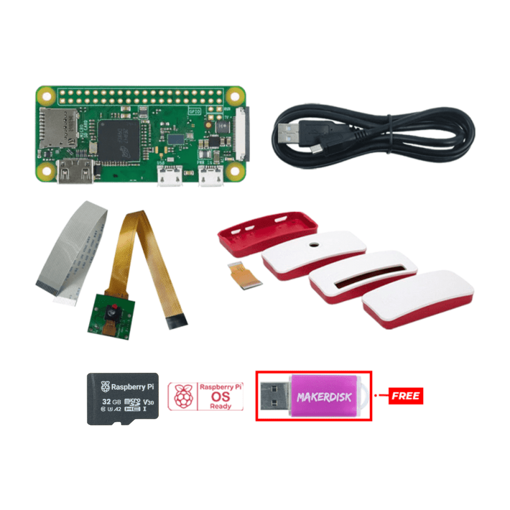 DIY USB Webcam with RPi Zero W and 5MP Camera kit