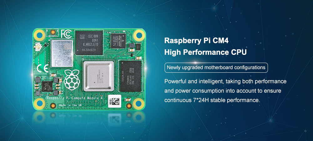 Industrial Computer with 10 Inch TFT Touch Screen Display with CM4