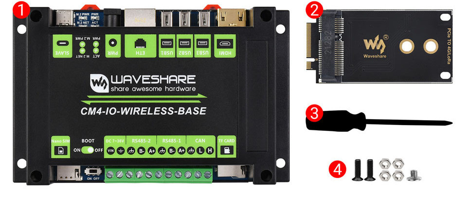Industrial IoT Expansion Module Powered by Raspberry Pi CM4