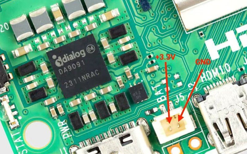 CR2032 Coin Battery Holder for Raspberry Pi 5