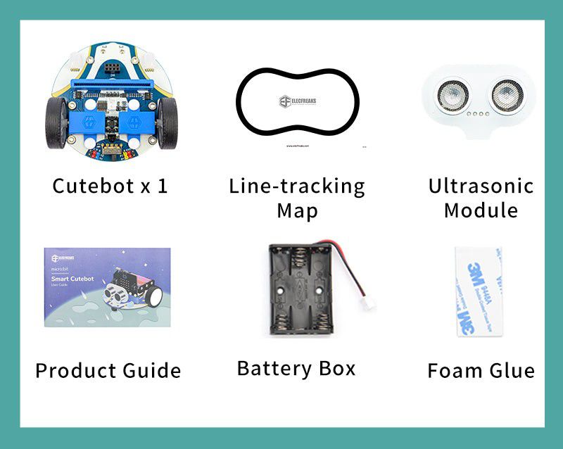 micro:bit Smart Cutebot (without micro:bit)