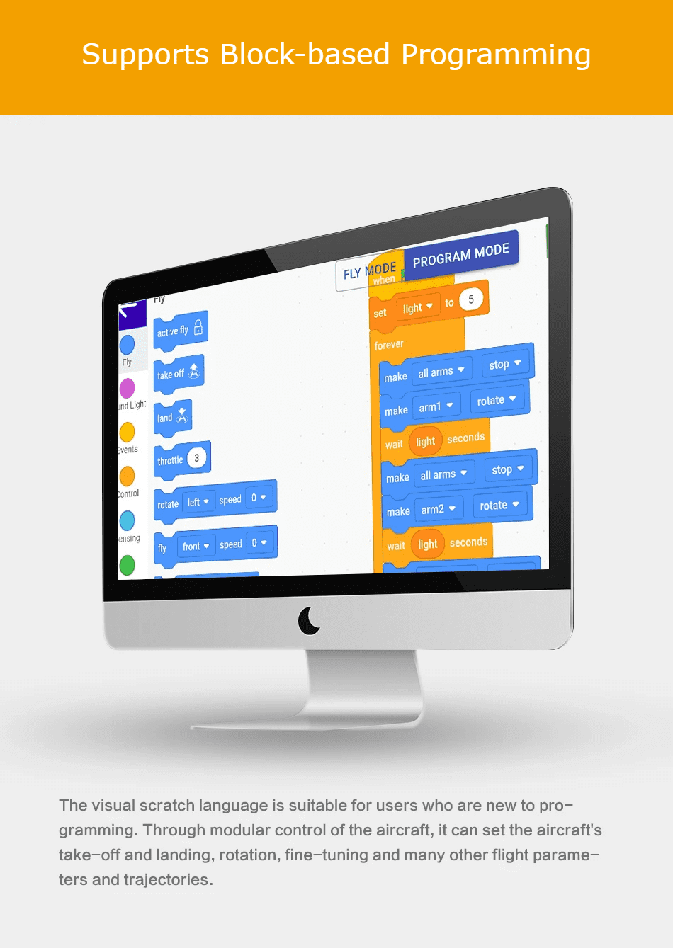 APEX AT-149 Block-Based Coding Drone