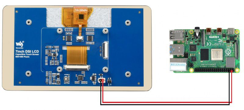 7 inch DSI Touch Screen Display for Raspberry Pi