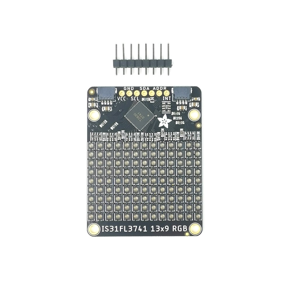 Adafruit IS31FL3741 13x9 PWM RGB LED Matrix Driver - STEMMA QT / Qwiic