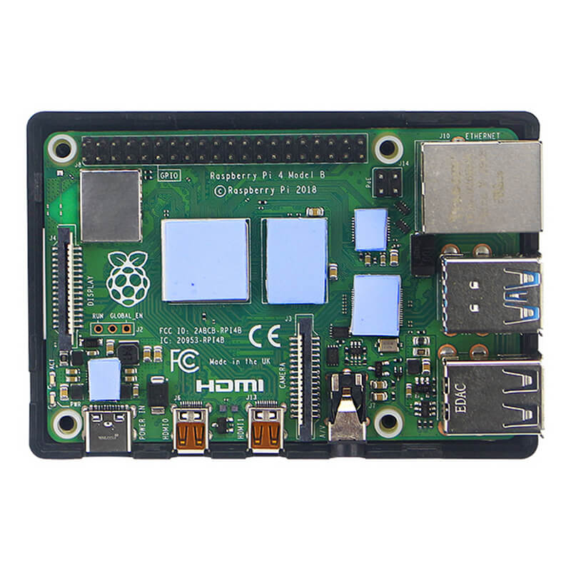 Low Profile Heatsink with Cooling Fan for RPi 4B/3B