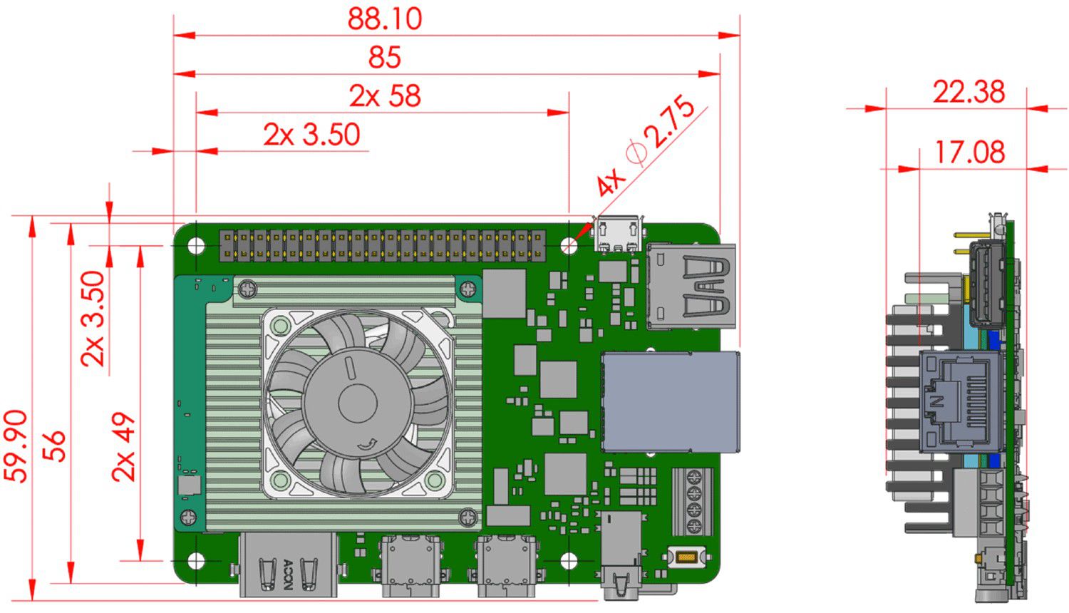 Google Coral AI Development Kit-4GB