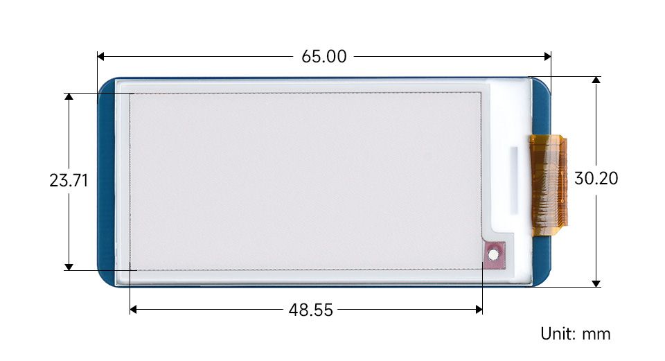 213 Inch Spi E Ink Display Hat For Raspberry Pi Three Color