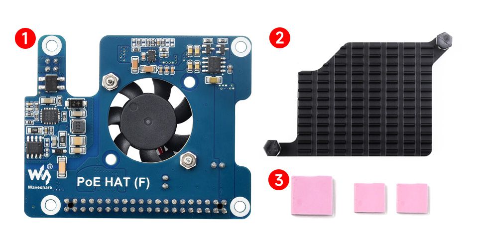 Raspberry Pi 5 Power Over Ethernet (PoE) HAT