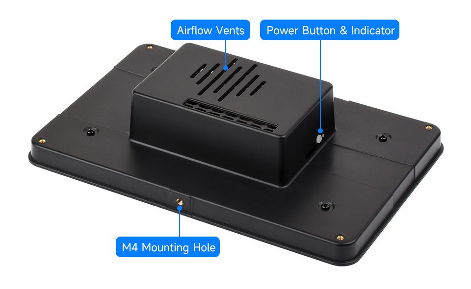 Case For Raspberry Pi 7-Inch Touch Display 2 Supports Pi 5