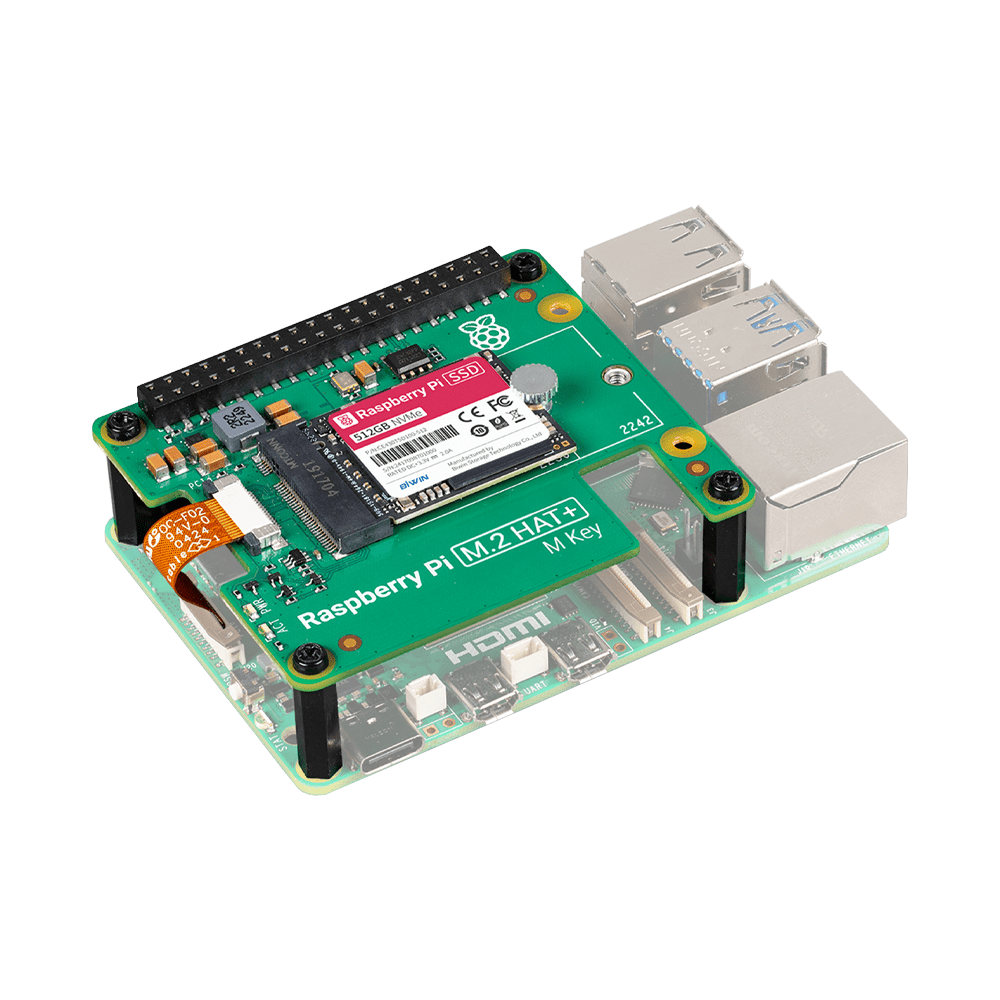 Ổ cứng Raspberry Pi NVMe SSD và Bộ Kit - Cài sẵn Raspberry Pi OS