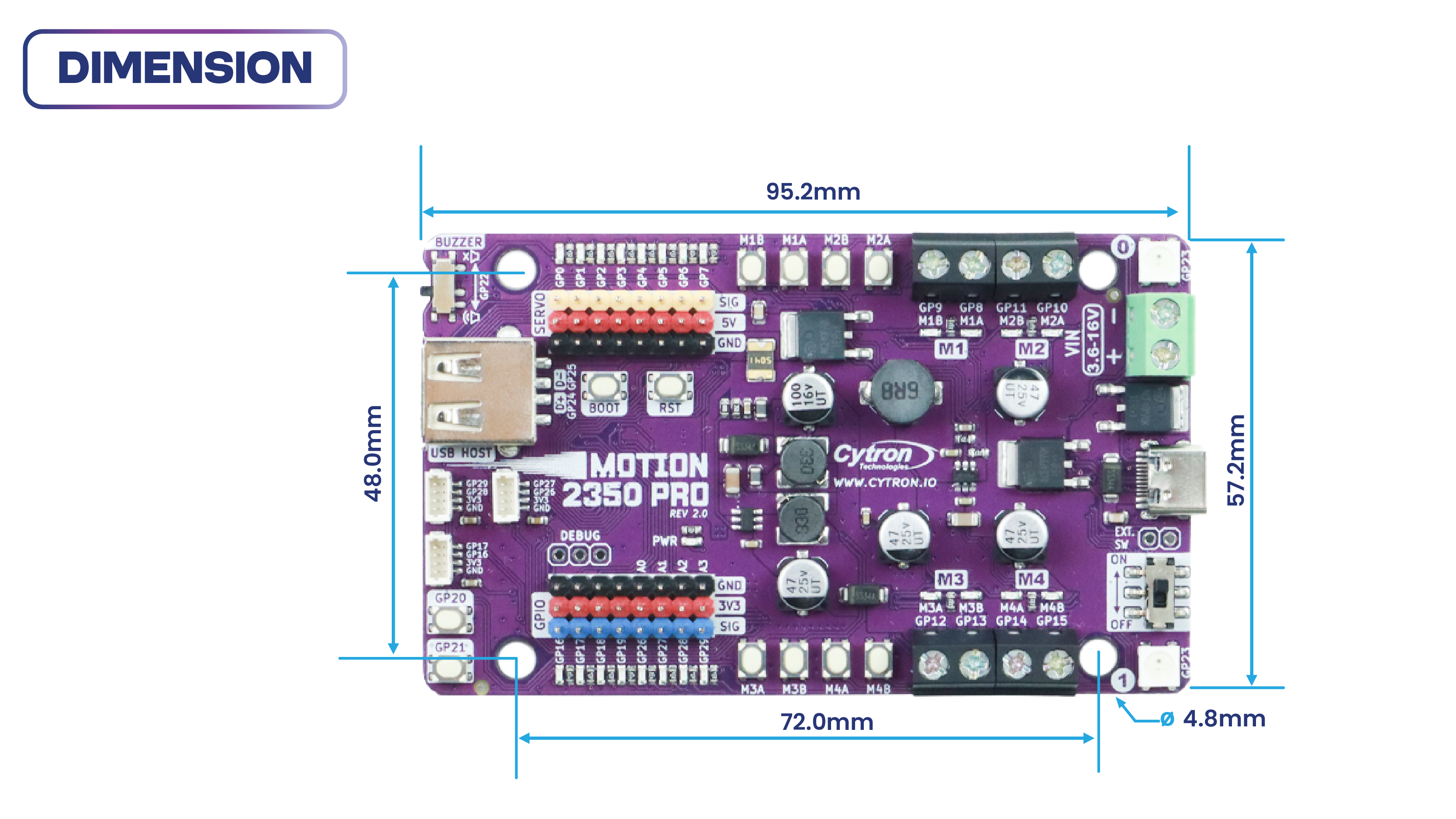 MOTION 2350 Pro - Advanced Robotics Controller for Beginners