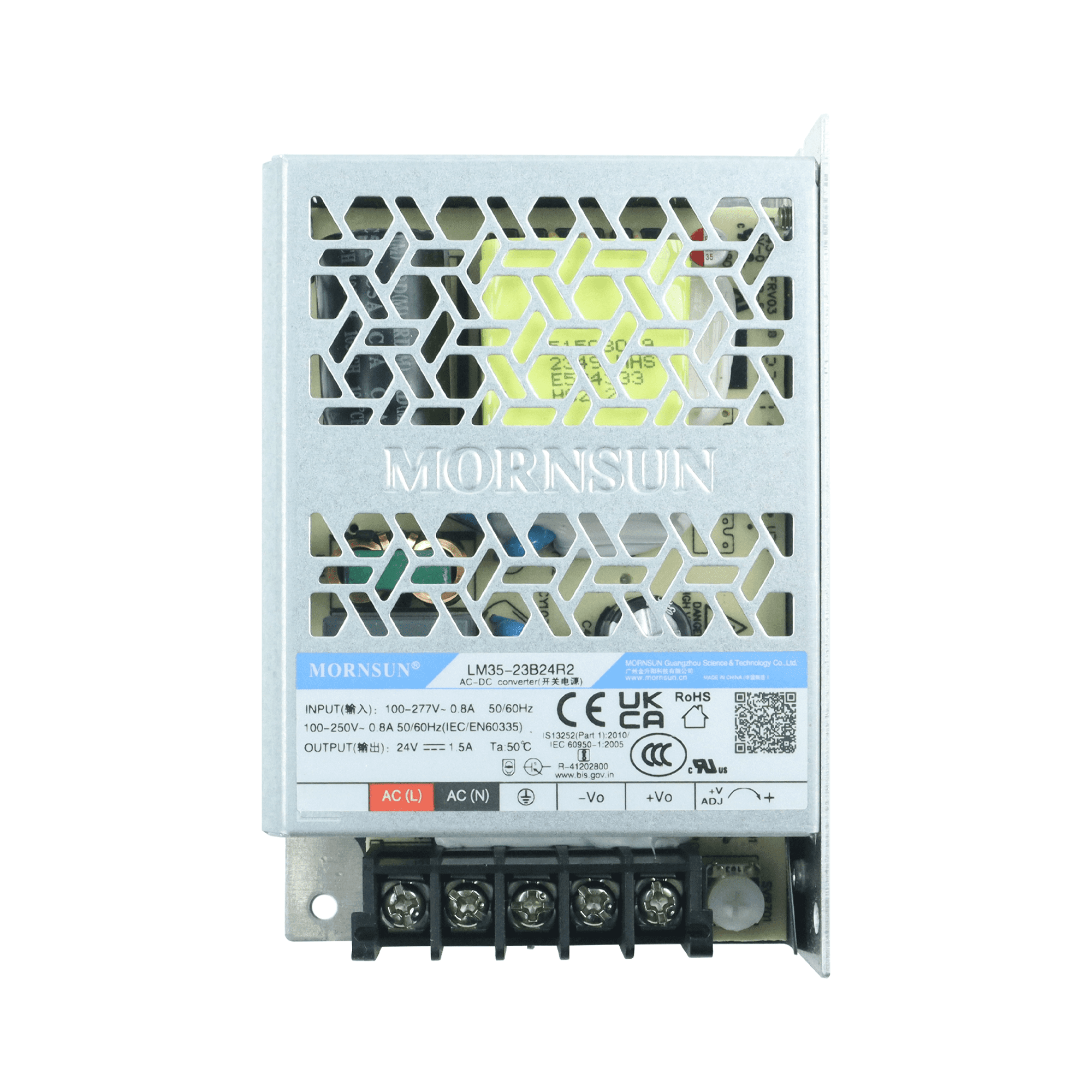 Industry Switching Power Supply 24V 36W, Wide DC and AC Input Voltage