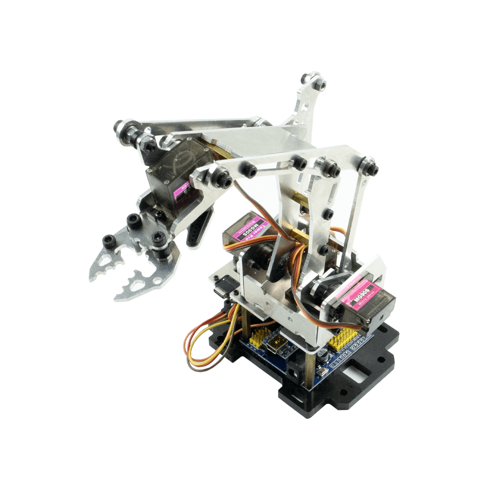 Metal Robotic Arm with Claw/Gripper