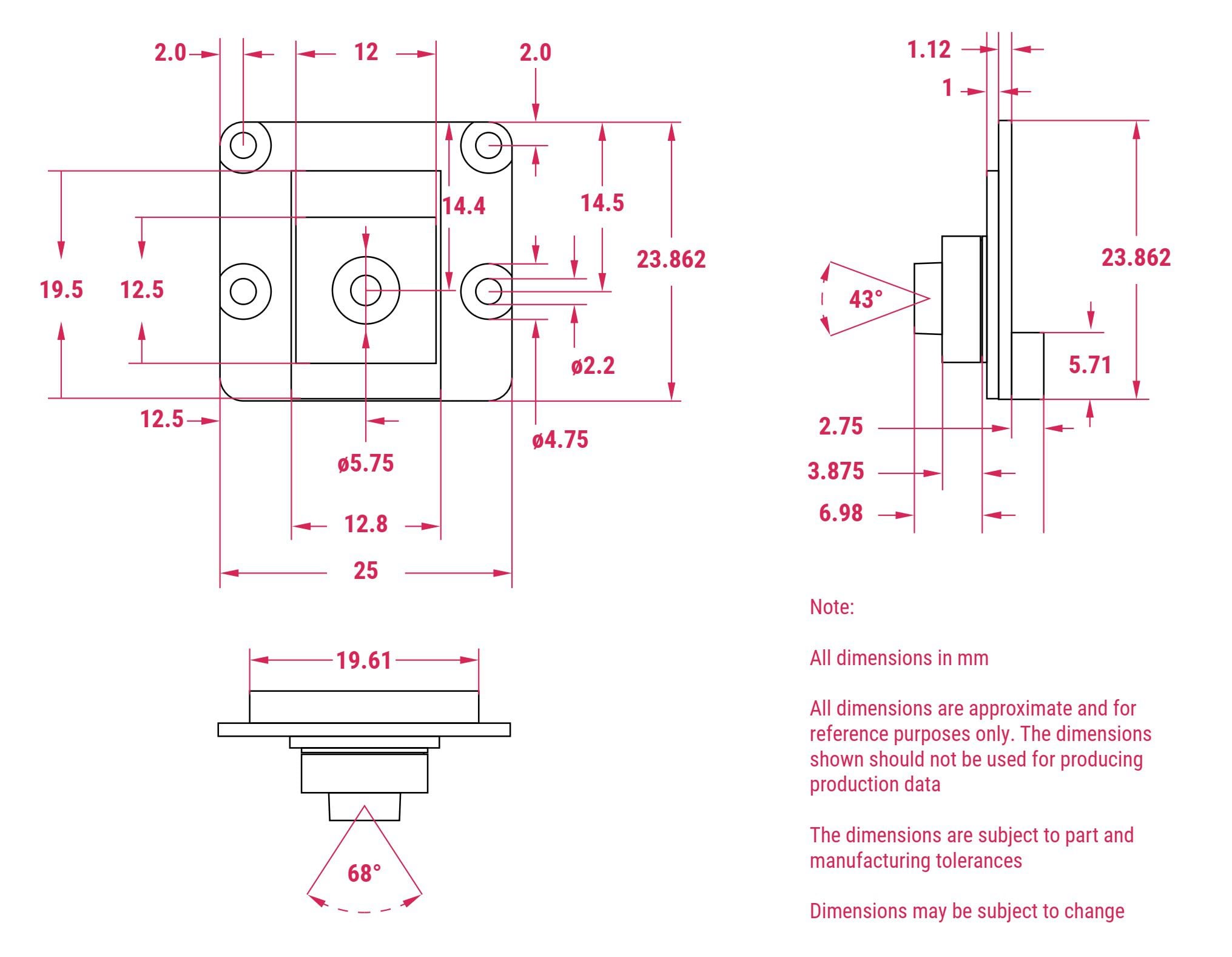 Raspberry Pi AI Camera - IMX500 12MP Intelligent Vision Sensor
