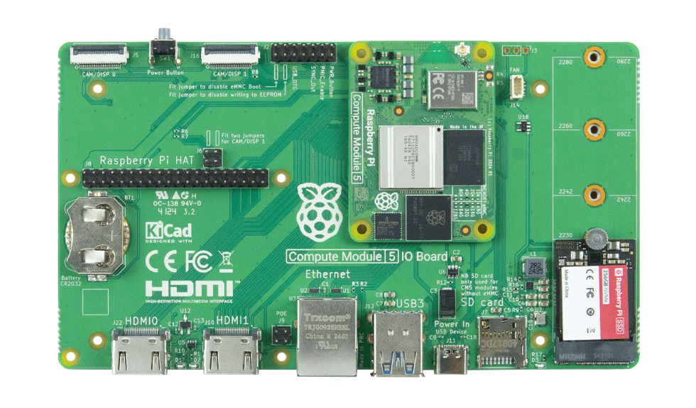 Mạch IO cho Raspberry Pi Compute Module 5