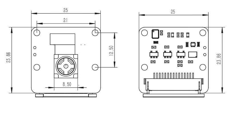 Camera Module IMX219 with 8MP for Raspberry Pi