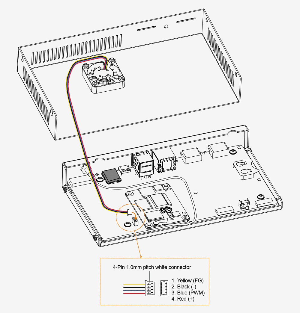 Raspberry Pi Compute Module 5 IO Board Metal Case