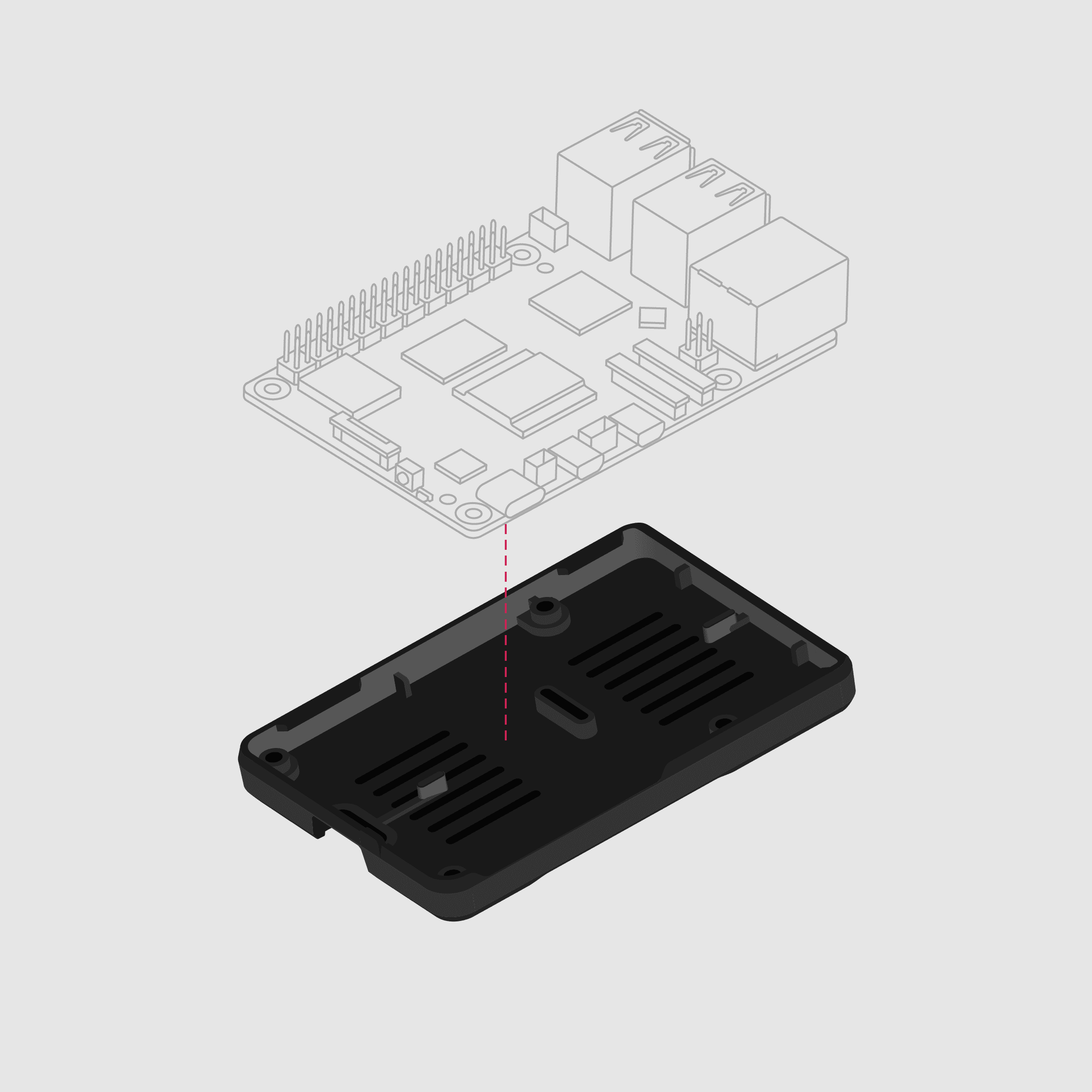 Raspberry Pi 5 Bumper Case